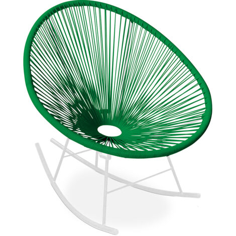 Outdoor Chair - Garden Chair - Rocking Chair - New Edition - Acapulco Green
