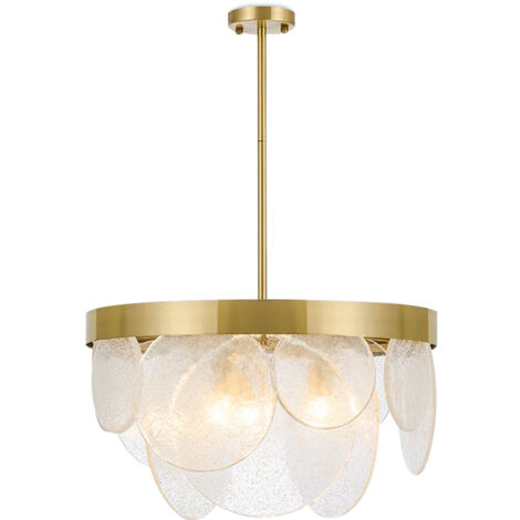 Crystal Discs Ceiling Lamp - Design Pendant Lamp - Luna Gold