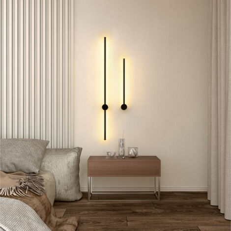 Wall Lamp - Metal Bar - LED 100cm - Hernel Black