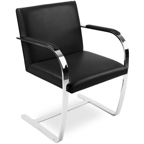 Office Chair with Armrests - Desk Chair Upholstered in Leatherette ...