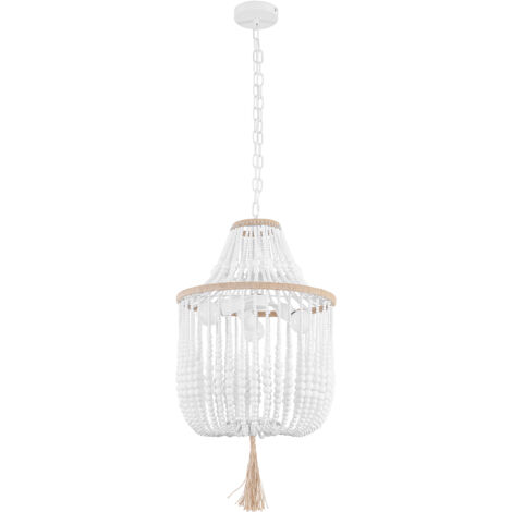Lampada a soffitto a palle di legno - Lampada a sospensione in stile ...