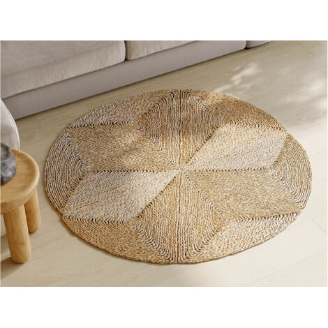 Runder Jute-Teppich - Boho Bali - 150 CM - Gabba Naturfarben