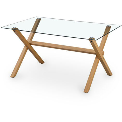 Rechteckiger Esstisch - Skandinavisches Design - 6 Personen - Tesfa ...