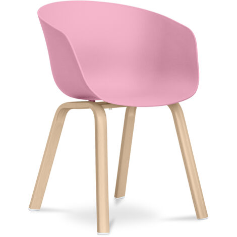 Maylis Chair Skandinavisches Design - Mattes Pink