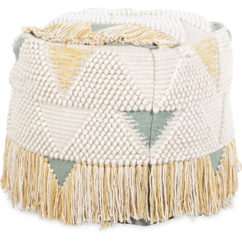 Sitzpuff im Boho-Bali-Stil - Jacqueline Multicolor