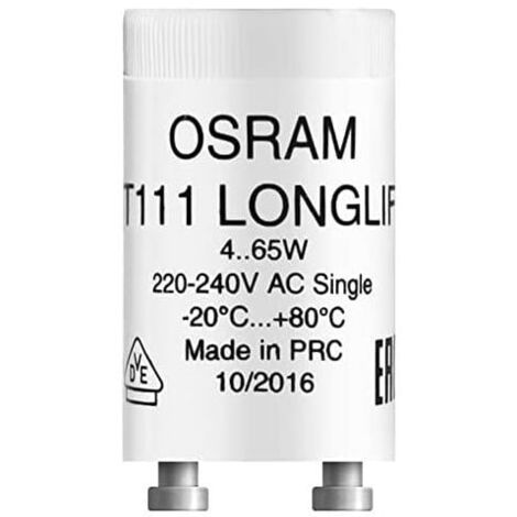 1 StÃ¼ck Osram Longlife Starter ST111 4W - 65W fÃ¼r LeuchtstoffrÃ¶hre ...