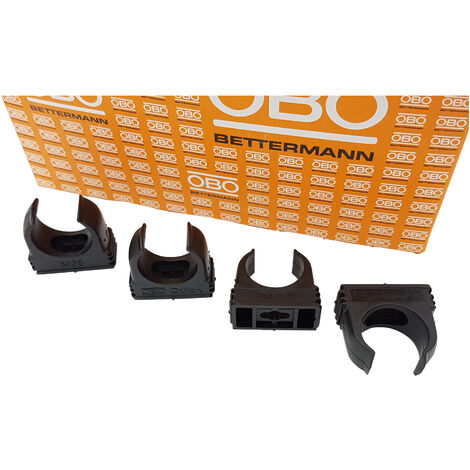 20 Stück OBO Bettermann Quickschellen Rohrschellen schwarz M20