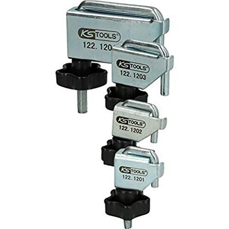 KS Tools 122.1200 Serie di morsetti serratubi, 4 pz