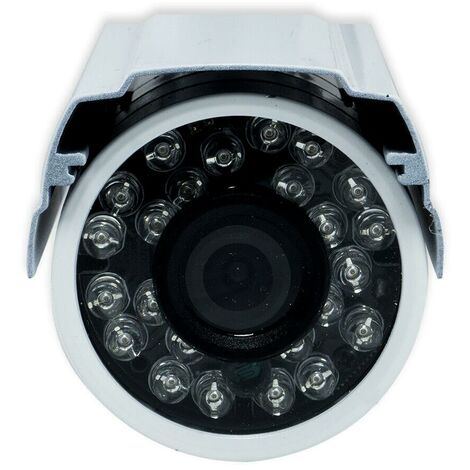 TELECAMERA GRANDANGOLO INFRAROSSI 24 LED OTTICA 2.8 mm 1000 TVL CCD IR