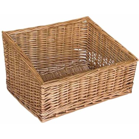 Korb Display Korb Brotkorb rechteckig Rattan cm 49 x 33 h 21