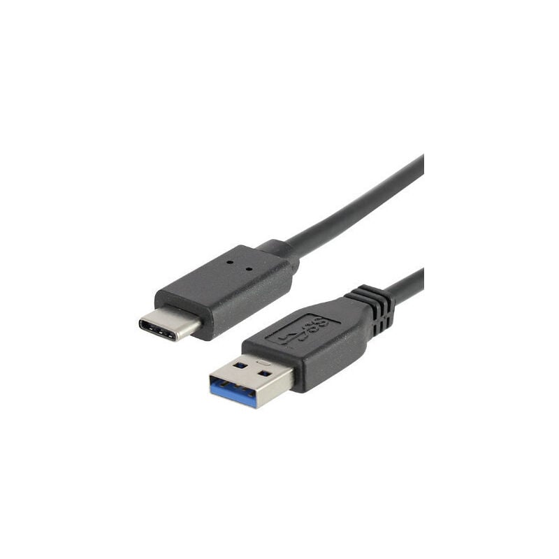 Cordon USB-C / USB 3.0 Noir 1 mètre