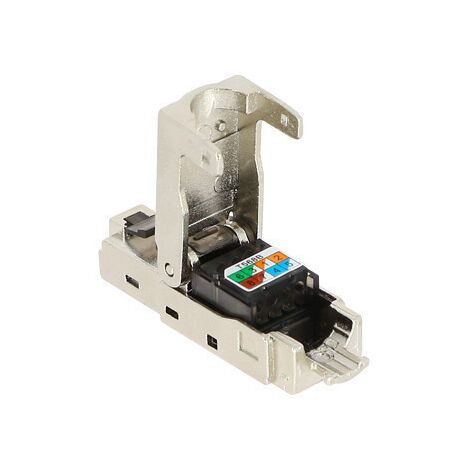 Sachet de 4 fiches RJ45 mâles FTP Cat6