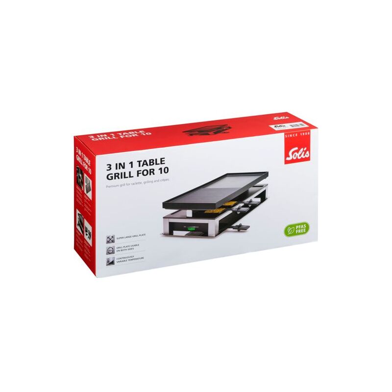 Solis 3in1 Tischgrill 7911 für 10 Personen