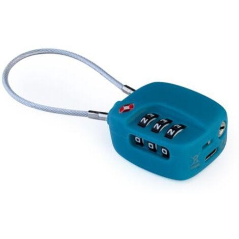 Boompods LOCK TSA Bag Tracker Ocean Blue