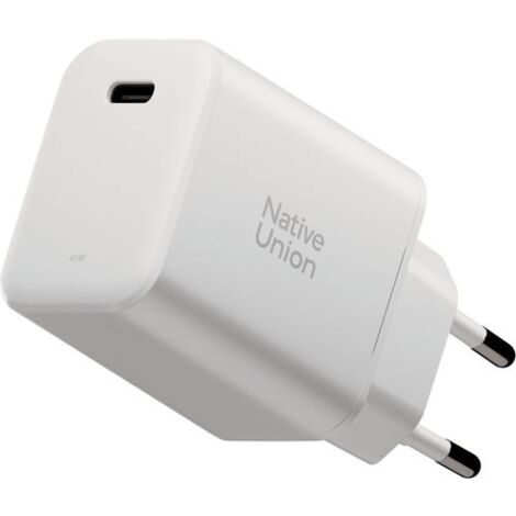 Native Union 45W USB-C PD Fast GaN Wall Charger White