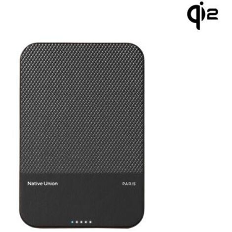 Native Union (Re)Classic Qi2 Magnetic Powerbank 5000mAh Black