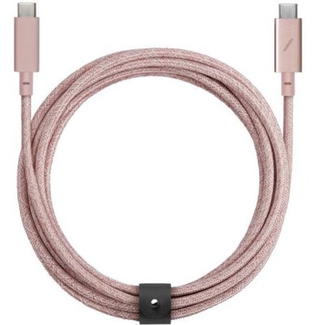 Native Union Belt Cable USB-C to USB-C Pro 2,4m Rose