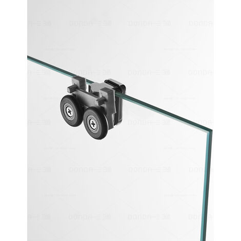 ALLSTONE BASIC Duschkabine 2+2 ohne Bodenprofil 5 Farben 2 Glasarten ...