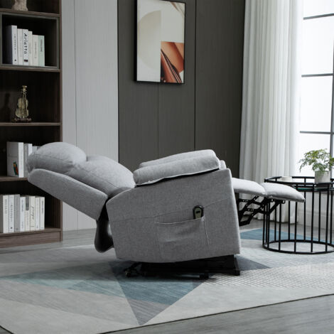 Fauteuil de relaxation releveur MITCHELL gris