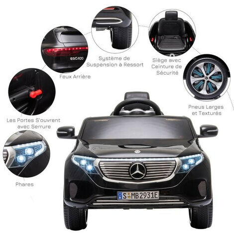 Voiture électrique Mercedes EQC 400 4matic MERCO Noire