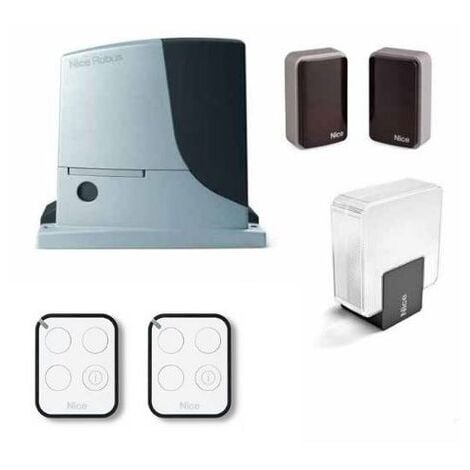 Kit ROBUS BD NICE Automazione cancello scorrevole 600 Kg RB600BDKCE
