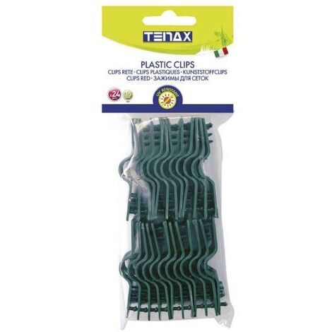 Clips plastique 3.5cm 24 pièces