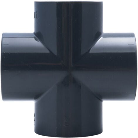 Raccord pression PVC en croix ø50 mm