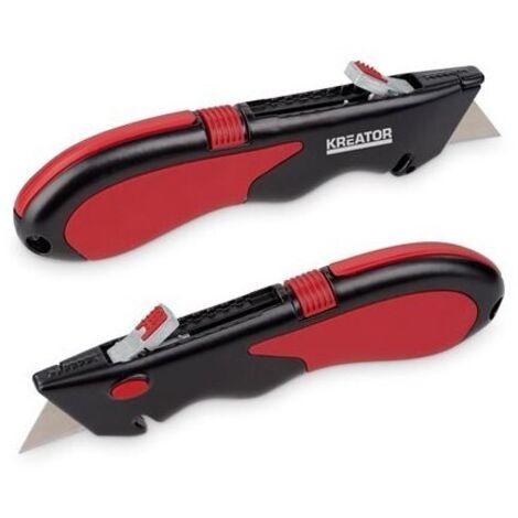 Cutter avec 4 lames auto-rétractable