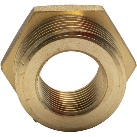 Raccord réducteur laiton mâle - femelle 1 x 1-2