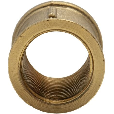 Raccord manchon laiton femelle - femelle 1-2