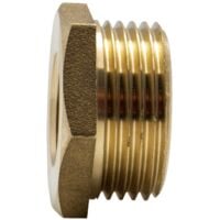 Raccord réducteur laiton mâle - femelle 1 x 1-2