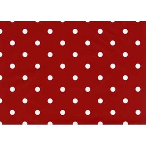 Polka Dot Red Fablon Stationary Crafts Self Adhesive Film 2 m X 45 cm Vinyl