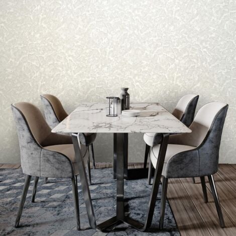 Vasari Ariana Plaster White Wallpaper Textured Heavyweight Vinyl ...