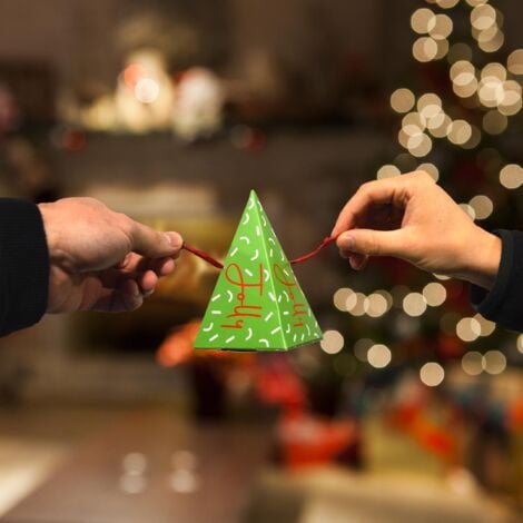 Pyramid Kazoo Christmas Crackers Pack Of 6 Musical Family Festive Bright Colour