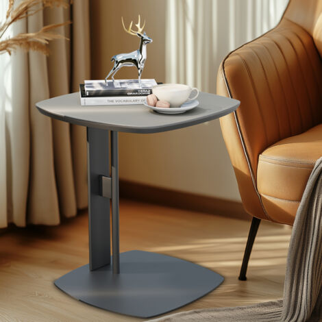 Metal pedestal side table store
