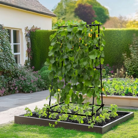 Garden Trellis for Climbing Plants Outdoor Vines Cucumbers Beans ...