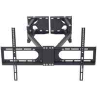 Heavy Duty Large Wall Corner TV Mount Full Motion Swing Arm Bracket for ...