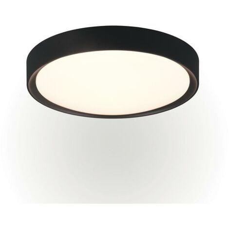 TRIO LED-Deckenanbauleuchte CLARIMO 18W 3000K 1600lm sw Konv IP20 Ø330x90mm 659011832