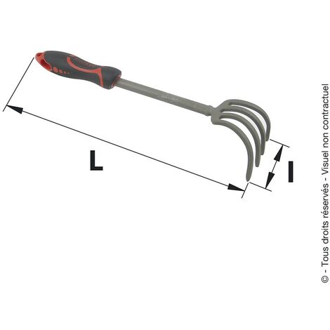 Griffe à main 4 dents