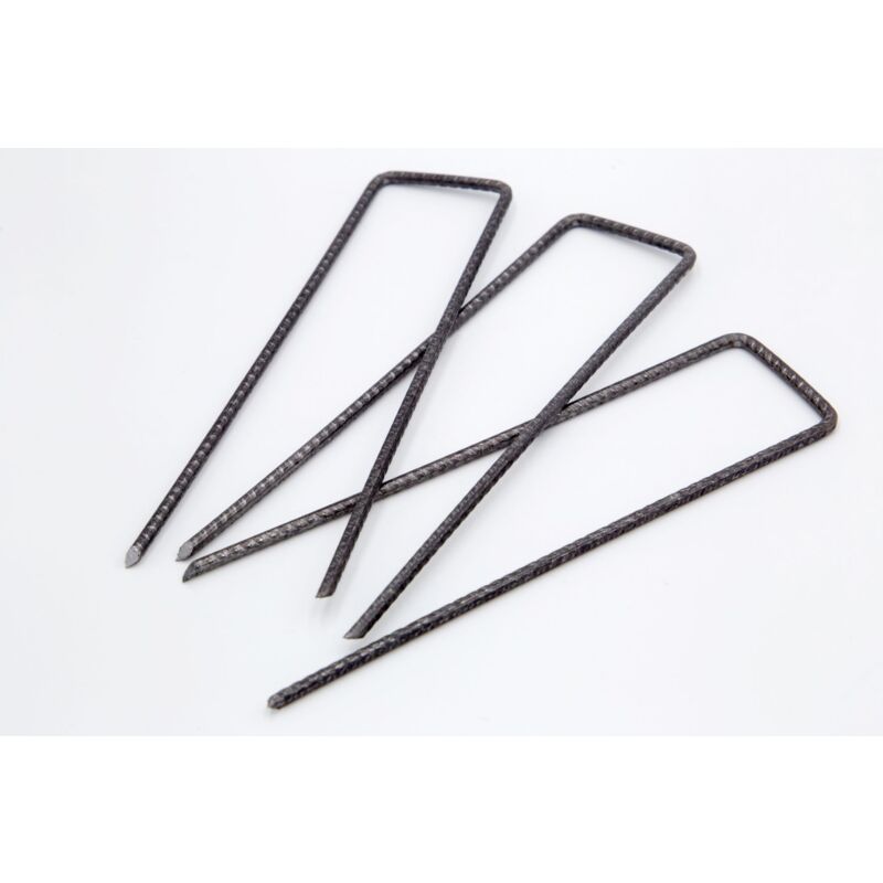 Clavos en forma de U de acero - Paquete de 50