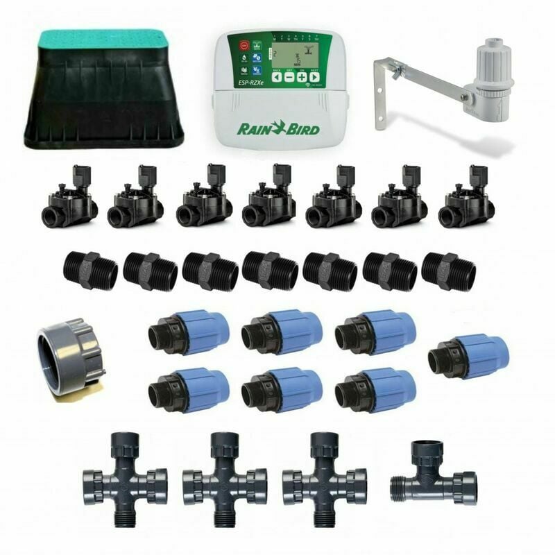 Kit de riego Rain Bird de 7 zonas