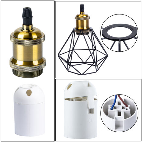 Vintage Light Socket, 12 Stock Retro Edison Lamp Holder for DIY Pendant ...