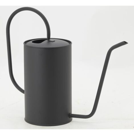 Arrosoir design en métal noir 1,5 L