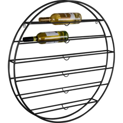 Support mural rond pour bouteilles Redondo