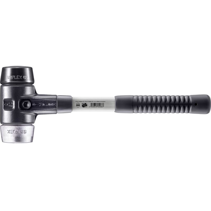 HALDER SIMPLEX Hammer Gefüllter Gummi / Weichmetall mit verstärktem ...