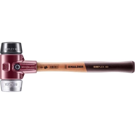 HALDER SIMPLEX Hammer Gefüllter Gummi / Weichmetall mit ...