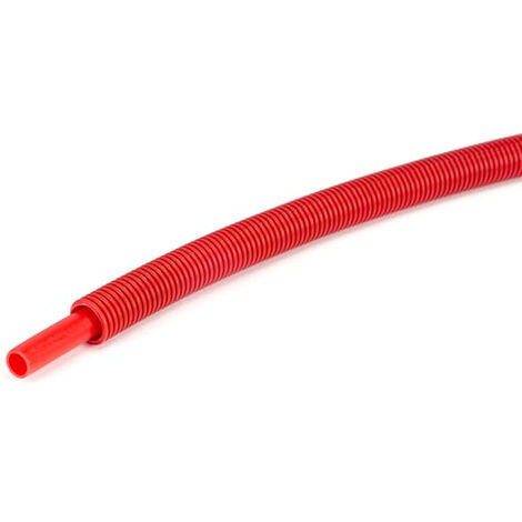 Hydro-Rohr rot ummantelt D 16, 50M- REHAU - 13301831050