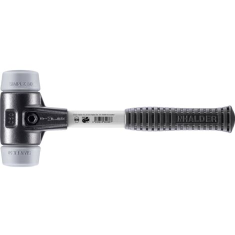 HALDER SIMPLEX TPE-Hammer mittel mit Gehäuse aus verstärktem Temperguss ...