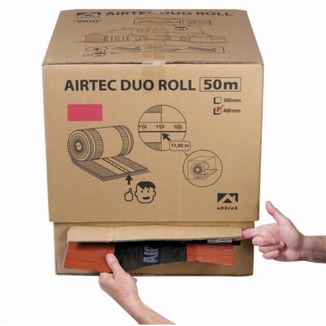 Airtec Duo Roll UBBINK Firstkappe - ockerfarben - 50 m x 400 mm in ...