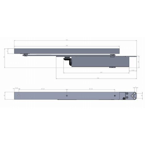 Unterputz-Nockentürschließer Integra 24 mit - Gleitschienenarm F2 bis 4 ...